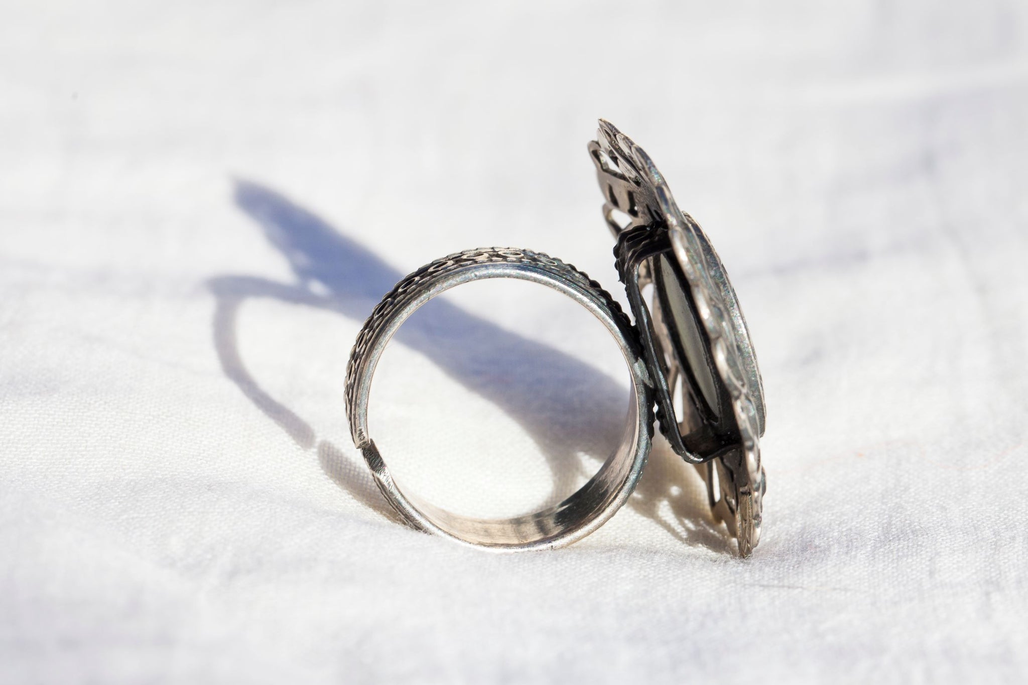 Silver Mirror Ring – Aaraa Accessories